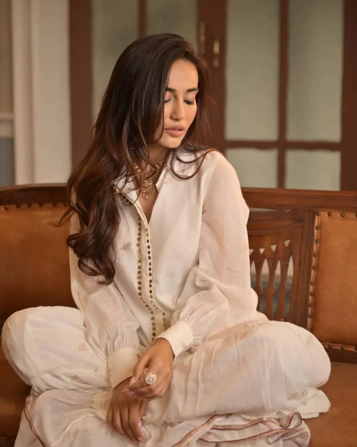 Surbhi Jyoti has once again showcased her deep affection for white ...